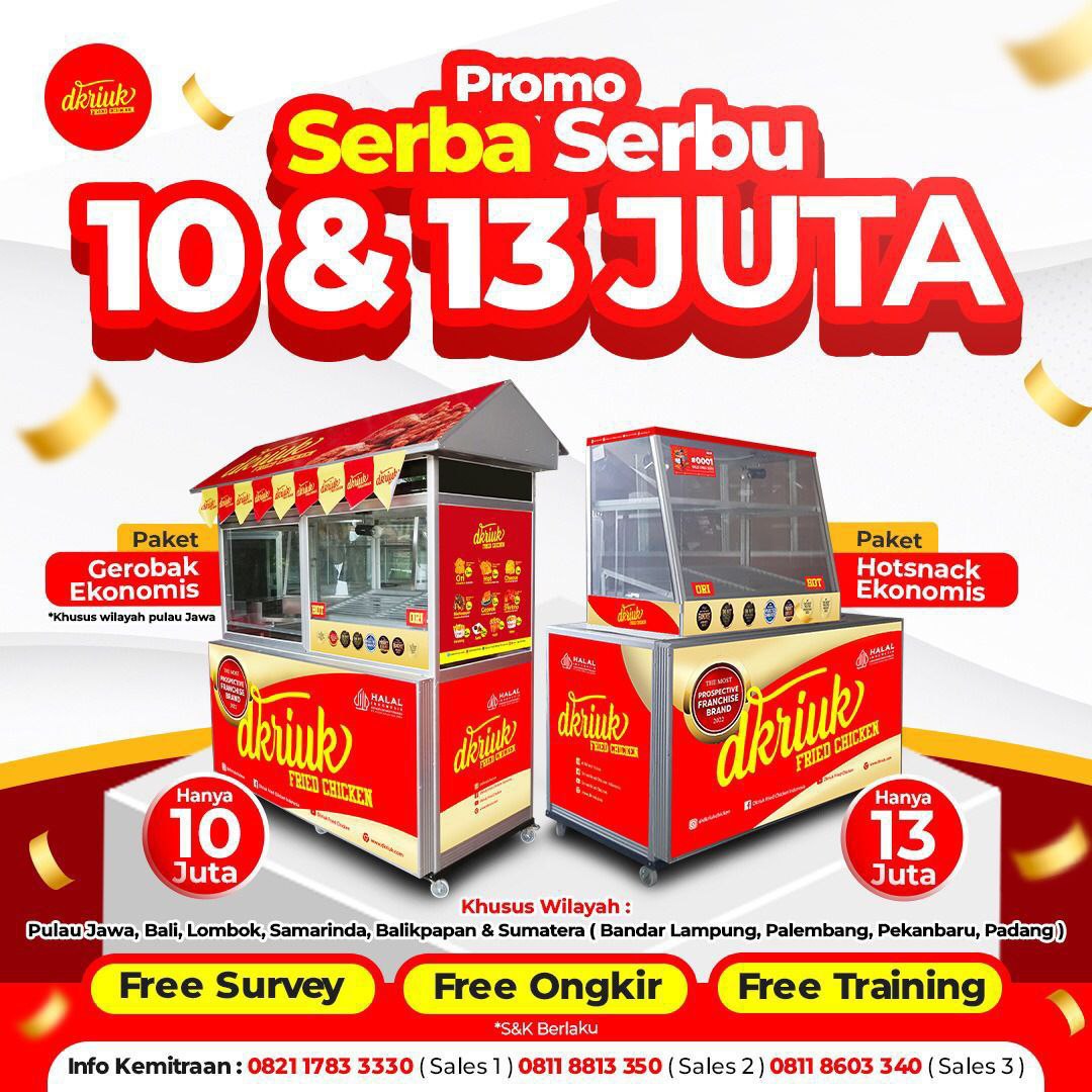 PROMO SERBA SERBU 10 JUTA & 13 JUTA JADI MITRA DKRIUK HANYA DI BULAN ...